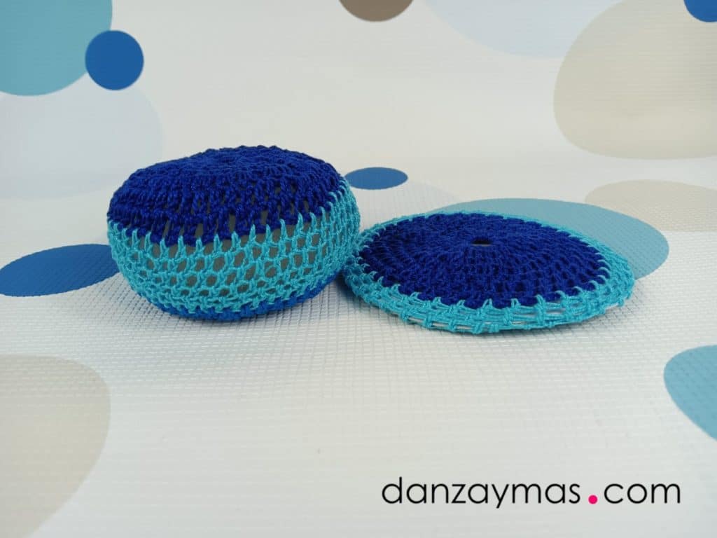 Redecilla ganchillo tres colores 2327 - Danza y Más